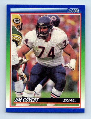 1990 Score Jim Covert Chicago Bears #73 | eBay