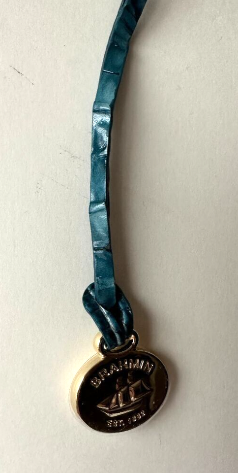 NEW BRAHMIN REPLACEMENT LEATHER HANG TAG CHARM | eBay