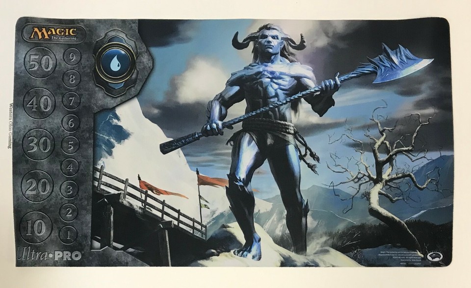 Ultra Pro Mana Series 3 Blue Frost Titan Playmat NEW Play Mat MTG Magic ...