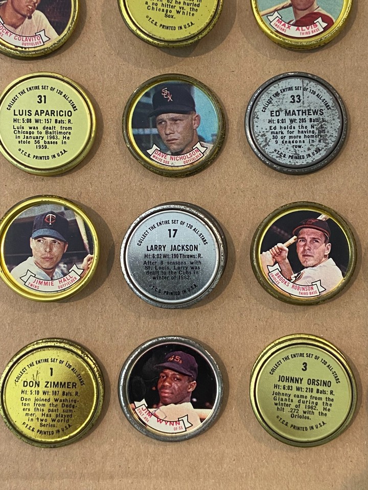 Complete Your 1964 TOPPS BASEBALL COIN SET Pick 40 Points Worth LOT | eBay