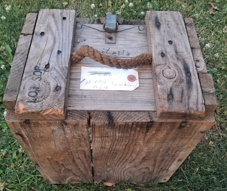 WW2 US Bomb Fuze Nose Wood Crate 1945 Dated rope Handles. | eBay