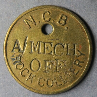 Rock colliery Welsh Lamp Check | eBay UK