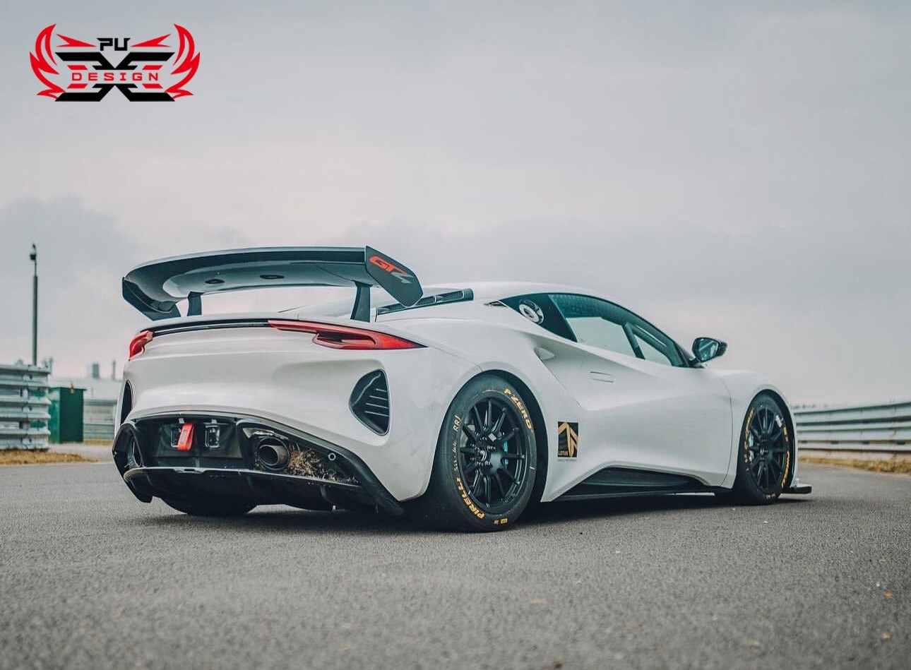 For Lotus Emira 2022-2024 Dry Carbon Fiber Rear Trunk Spoiler GT4 Style ...