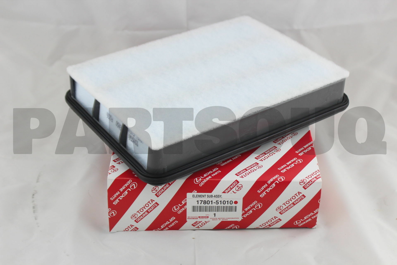 1780151010 Genuine Toyota ELEMENT SUB-ASSY, AIR CLEANER FILTER 17801 ...
