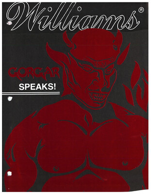 Gorgar Williams Pinball Flyer / Brochure / Ad - Hard to Find | eBay