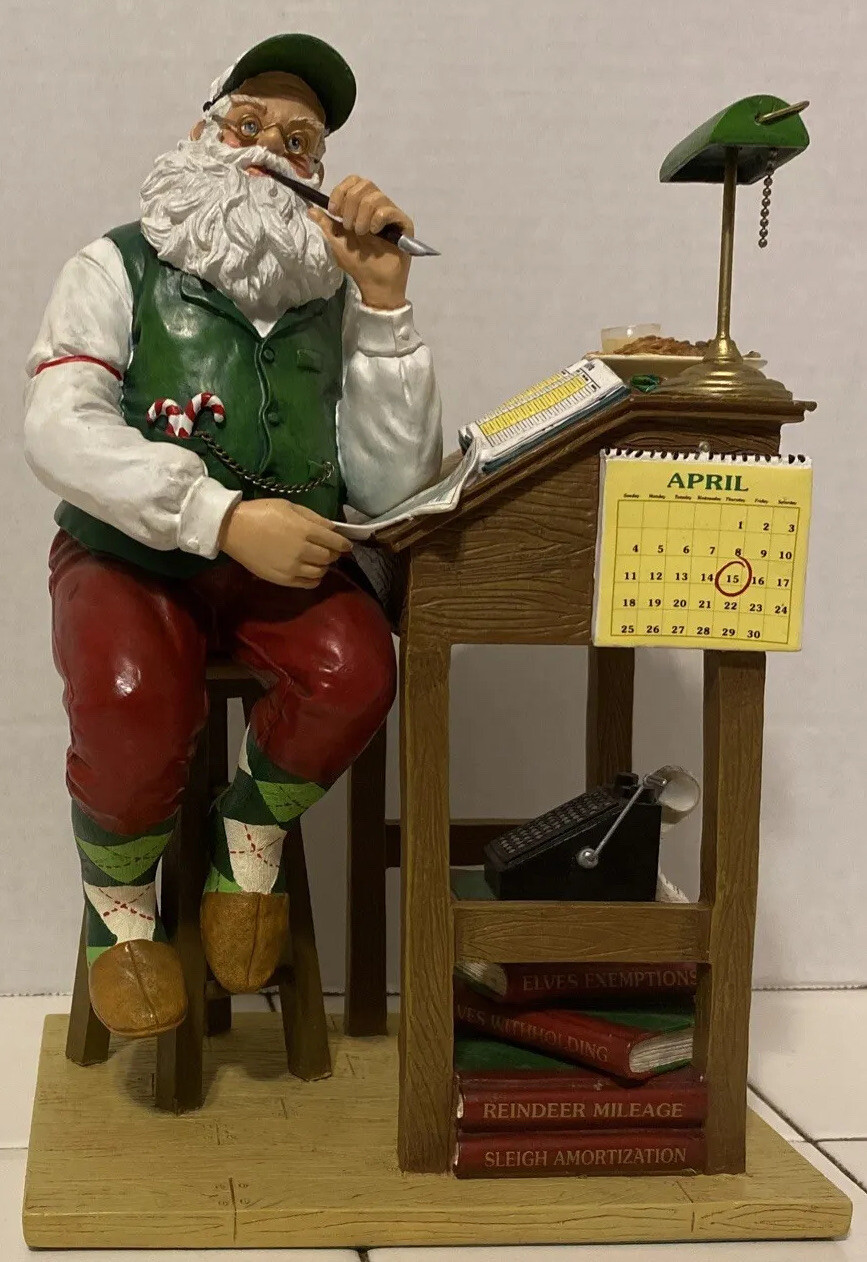 CPA SANTA THE ACCOUNTING CHRISTMAS COLLECTION BY DANBURY MINT RARE | eBay