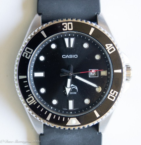 Casio MDV-106 2784 Module Analog Divers Watch Date Resin Strap 200M ...