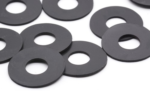1/2" ID x 1 1/4" OD x 1/16" Large Rubber Flat Washers Various Package ...