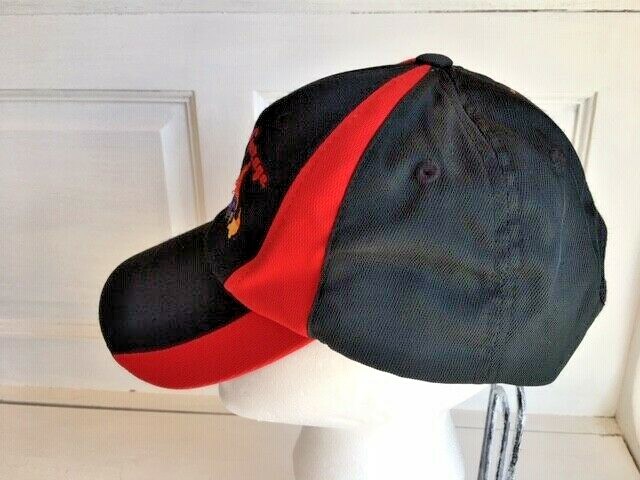 Trucker Hat Hot Rod Cap Sport Tek Jeremys Garage Black Red Adj Strap ...