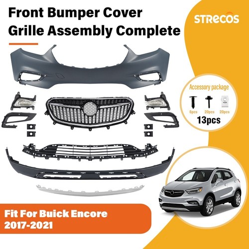 Front Bumper Cover Assembly with fog light Fit 2017-2021 Buick Encore ...