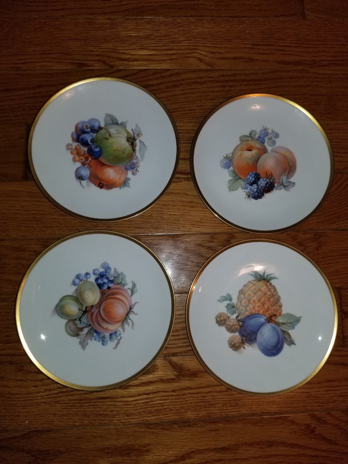 Lot Of 4 Puls Czechoslovakia Fruit Dinner Plates | eBay