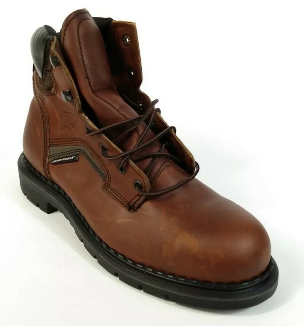 Red Wing Dynaforce 2238 Mens Brown Leather Steel Toe BOOTS Sz 8d USA ...