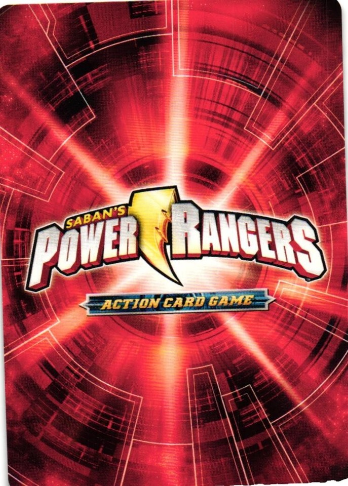 POWER RANGERS ACG KEEPERS OF PEACE ULTRA RARE 4-076E TIME FORCE ULTRA ...