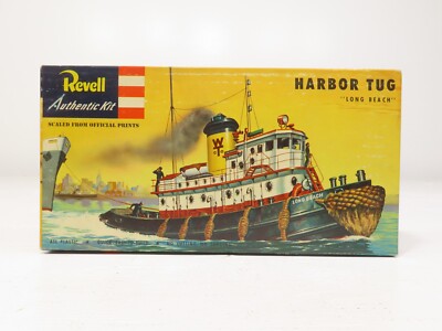Revell H-314:129 Harbor Tug "Long Beach" Model Kit LN | eBay