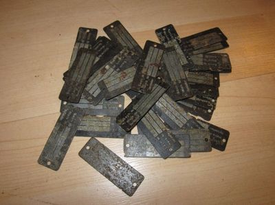 WW II German Air Force - DATA PLATE - WNF FLUGZEUGWERKE A.G. Me109 ...