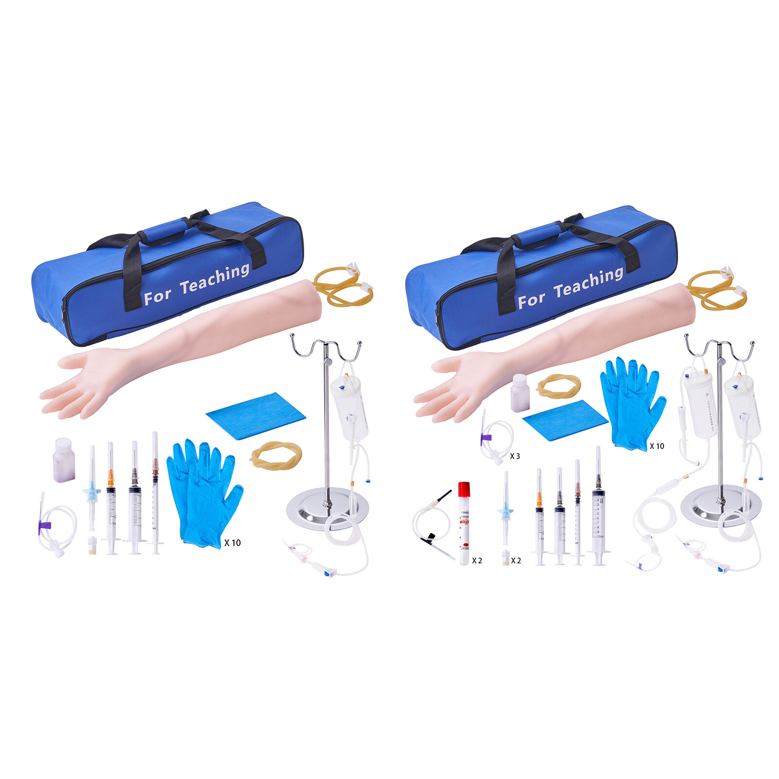 VEVOR IV Practice Kit Phlebotomy Venipuncture Practice Arm for Students ...