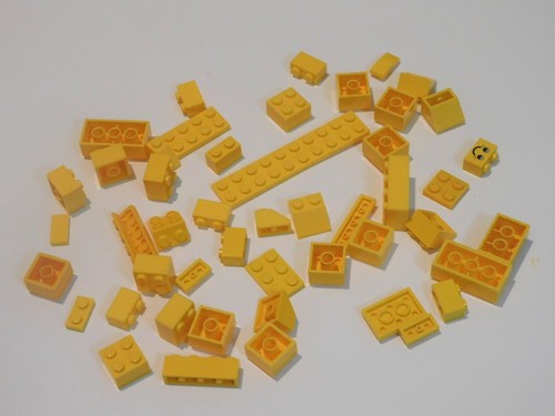 50 Unique Different Yellow Building Lego Blocks 5703860009965| eBay