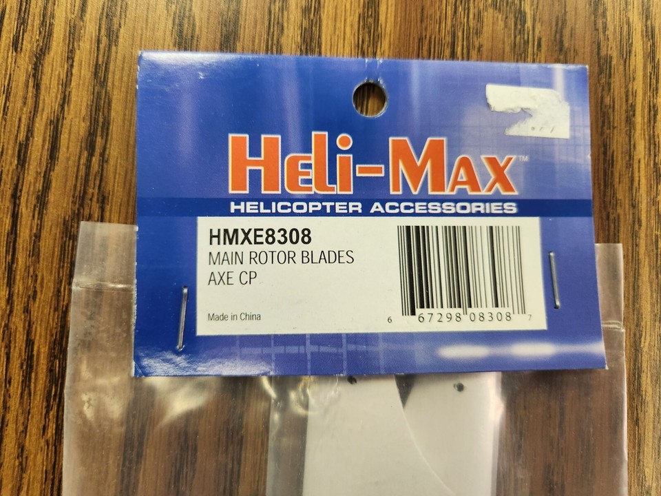 Heli Max Main Rotor Blades Axe CP Rc Helicopter Heli-Max HMXE8308 | eBay