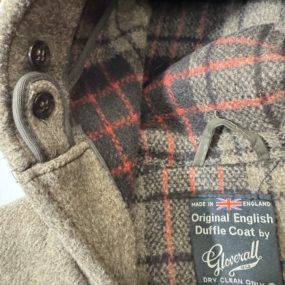 Vintage 1970'S Gloverall duffle coat made in England size Large men's ...