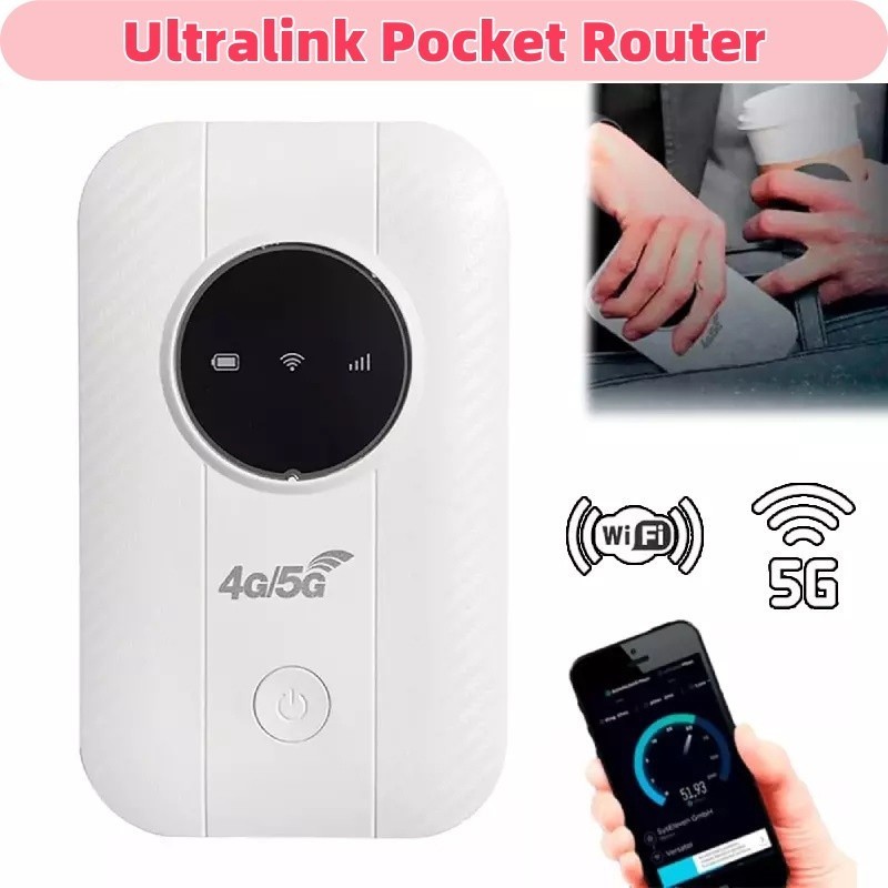 Portable WiFi Ultralink Pocket Router Home Free Internet Hotpot High ...