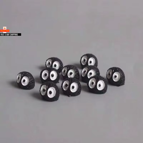 10PCS Mini Dust Ball Figure Elves Singular Resin Briquette Toy ...