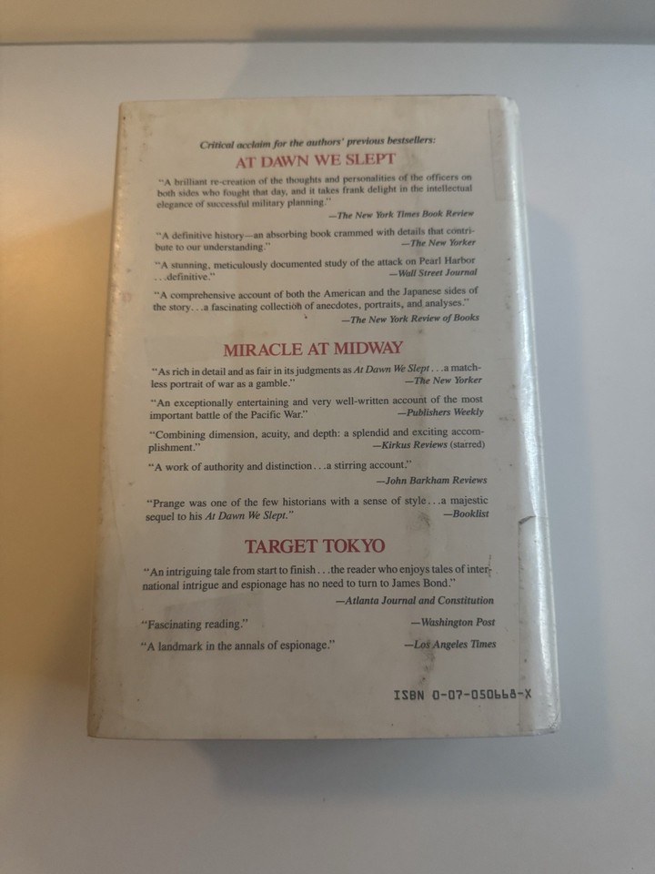 Pearl Harbor The Verdict Of History Gordon W. Prange HCDJ 1st 1986 Ex ...