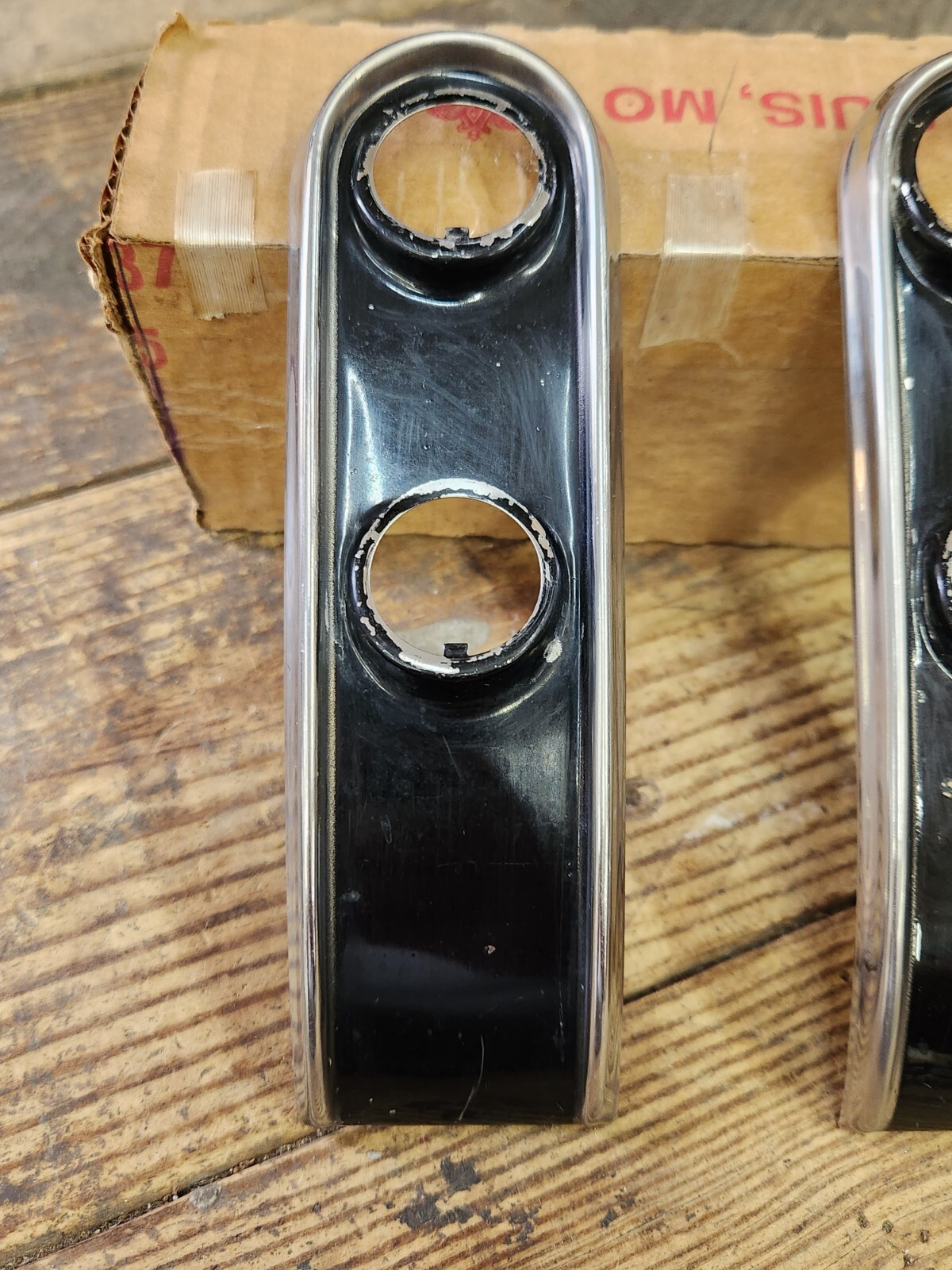 1953 Ford Crestline Customline Interior Dash Controls Bezel Finish ...