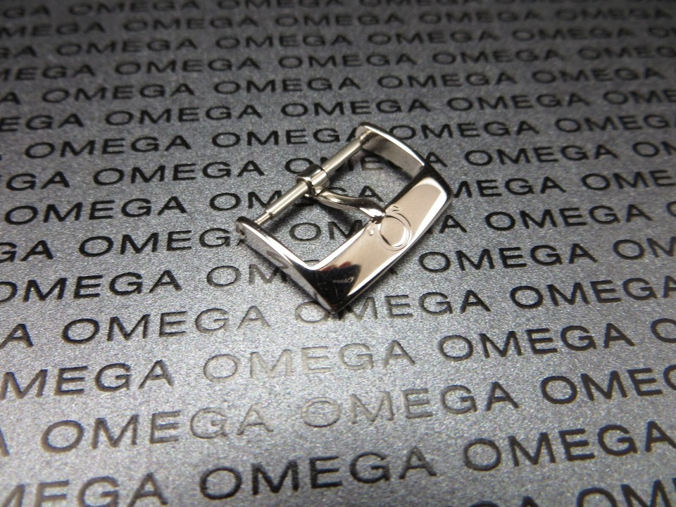 New 16mm Authentic OMEGA Stainless Steel Tang Buckle Polish 16 mm ...