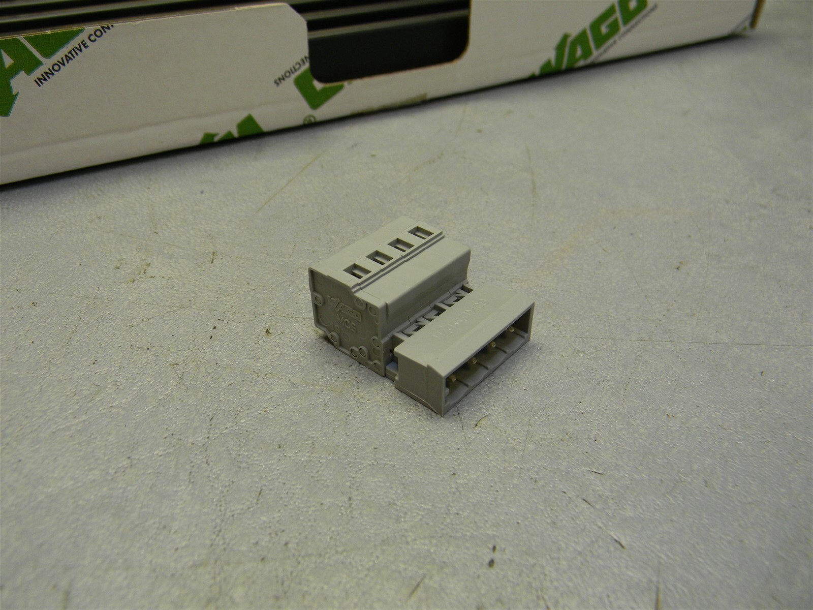 WAGO 231-604 4 pole Male Connector Cage clamp Lot of 33 | eBay