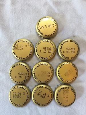 Lot of 10 Miller Genuine Draft MGD #2 Bottle Caps...Vintage Obsolete | eBay