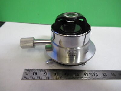 LEITZ GERMANY 1950's CONDENSER + IRIS OPTIC MICROSCOPE PART AS Pictured ...
