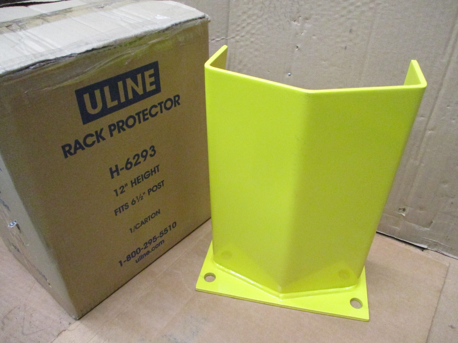 New ULine Rack Protector H6293 12" Height Fits 6 1/2" Post A5404ISU | eBay