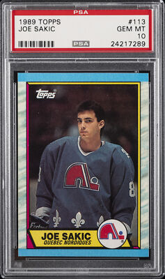 1989 TOPPS #113 JOE SAKIC ROOKIE RC PSA 10 | eBay