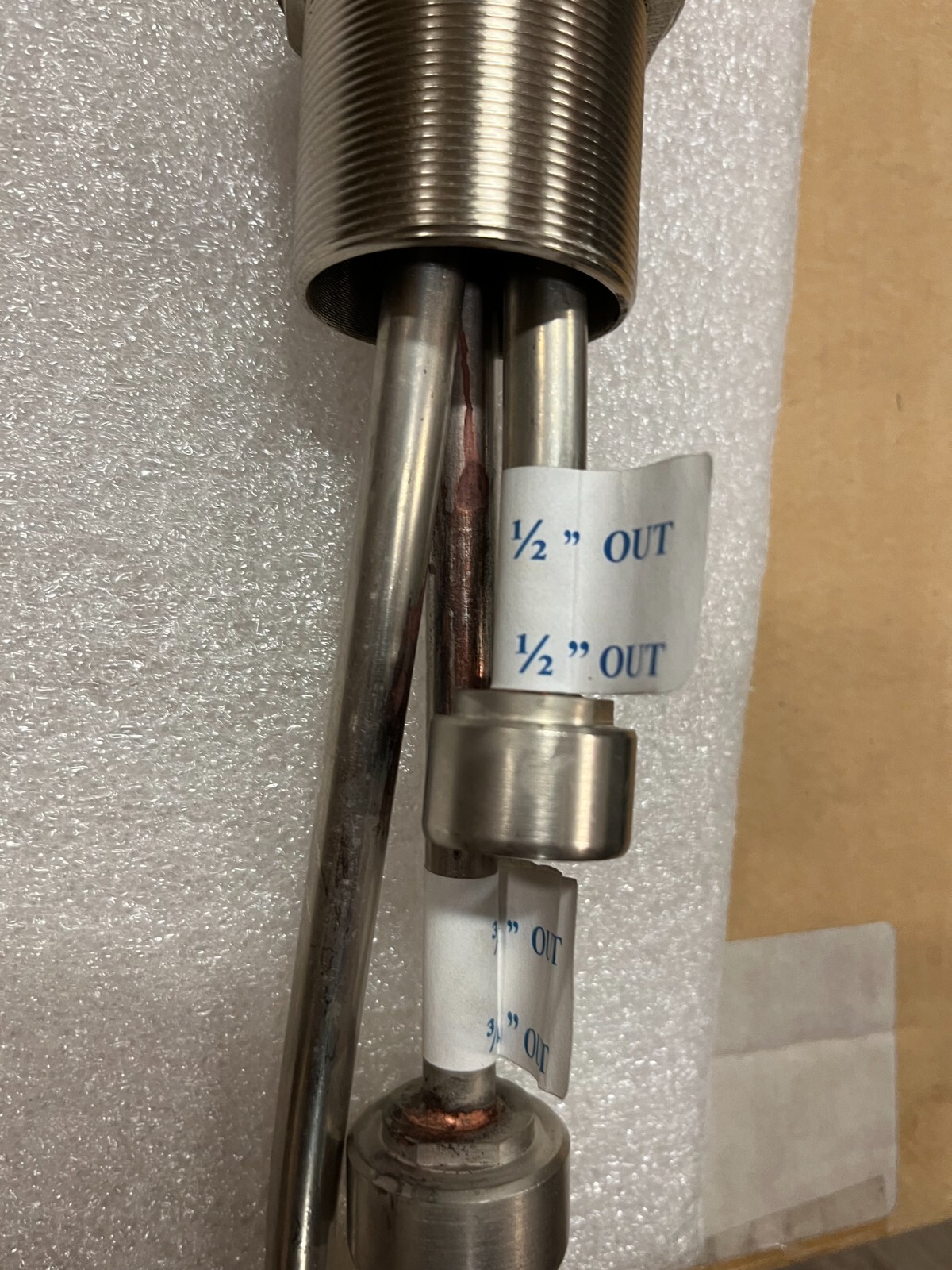 ANDRE COLLECTION 3/4" RTS Diverter Valve ANDV1 Stainless Steel Open Box ...