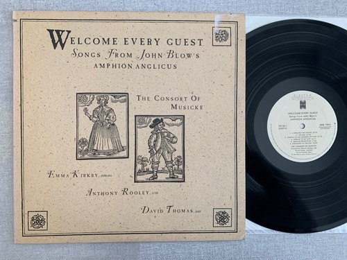 SONGS FROM JOHN BLOWS AMPHION ANGLICUS KIRKBY ROOLEY THOMAS US PROMO ST ...