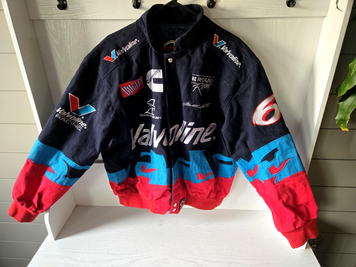 Vintage 90's NASCAR Valvoline Mark Martin Roush Racing Jacket | eBay