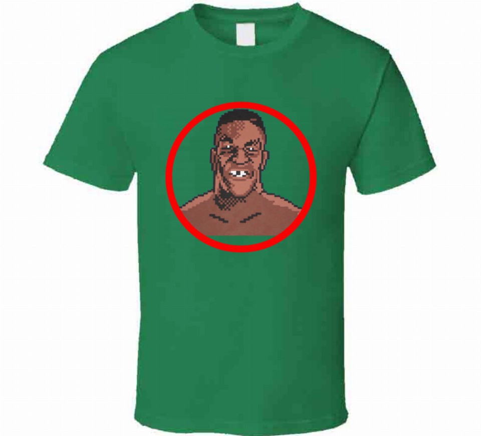 Mike Tyson's Punch Out Tyson 8 Bit Champ Retro Boxing Video Game T ...