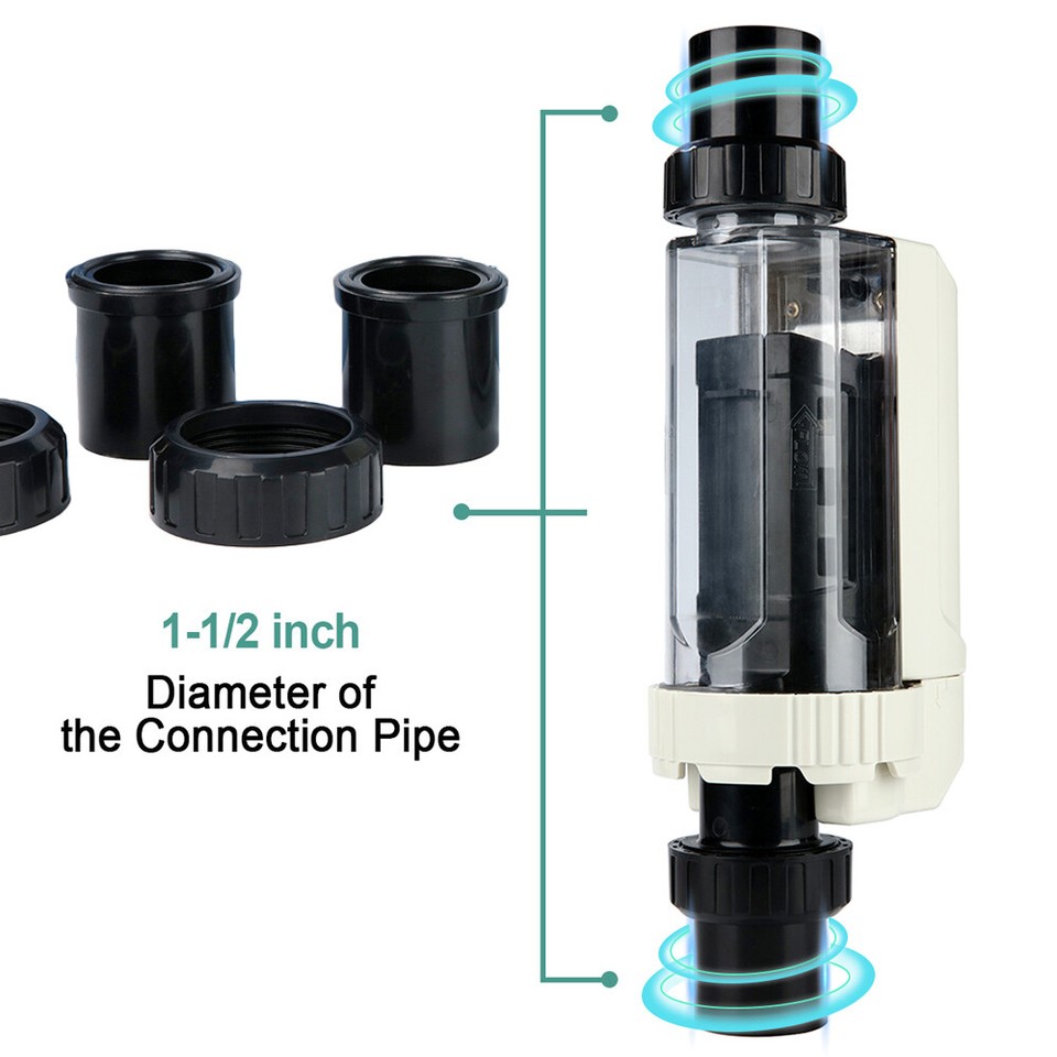 Saltwater System for Up To 16000 Gallon Above Ground Pools with 5 ...