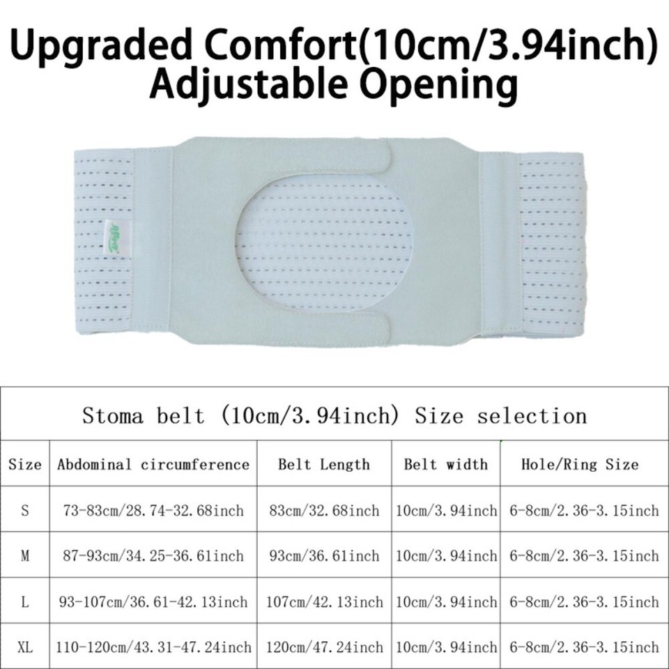 Ostomy Support Belt Adjustable Stoma Support Belt Ileostomy Colostomy ...