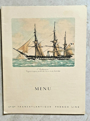 July 3 1939 French Line/Cie Gle Transatlantique SS Champlain Ship ...