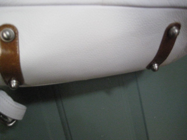 SHARIF (White) "Napa Pebbled Leather" (With Pink Sequined Rose-Design ...