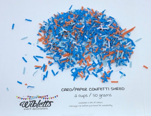 50g/2cups CONFETTI SHRED TABLE SCATTER, PINÃTA FILLER. GIGGLE & HOOT ...