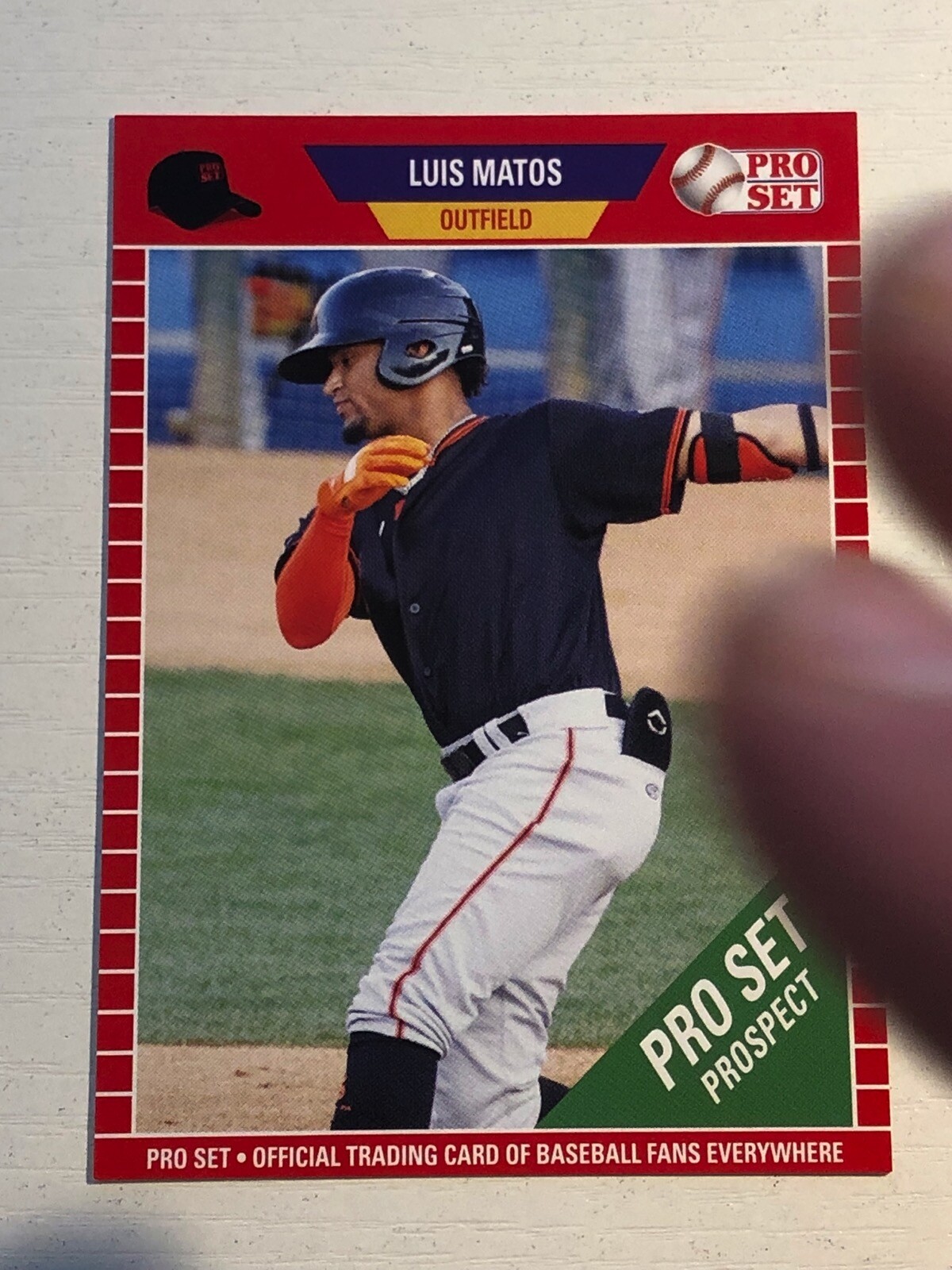 2021 Pro Set Baseball Red Parallel Luis Matos Base PS08 | eBay