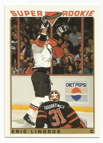 ERIC LINDROS 1993-94 TOPPS SUPER ROOKIE CARD FLAWLESS CONDITION | eBay