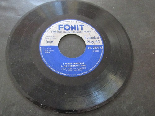 45 Tours - 7' - Fonit Decca Records Chansons de Noël Anni 60 | eBay
