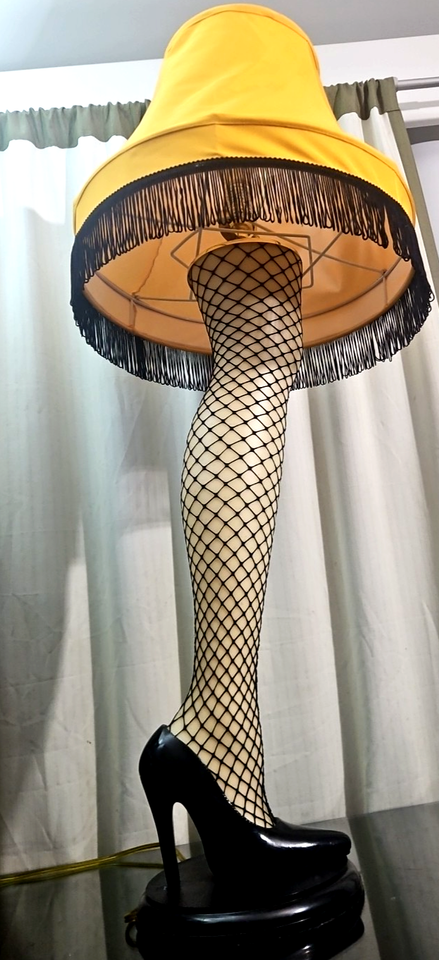 CHRISTMAS STORY LEG 40" LIGHTED LEG LAMP WITH FISHNET 634482400012| eBay