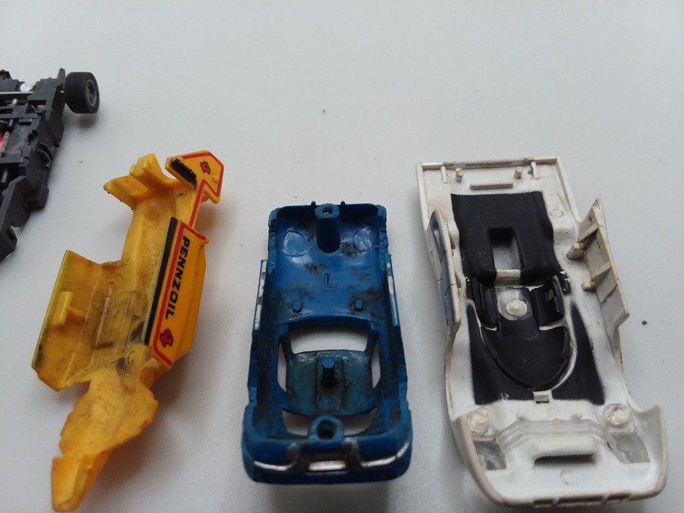 8 pc.Junk Yard of HO SLOT CAR Bodies , 1 chassis | eBay