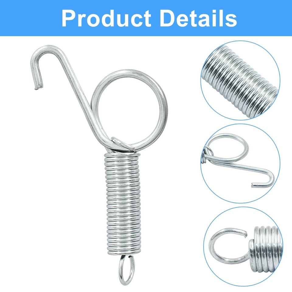 20 Pack Pet Cage Door Latch Spring Hook Quail Cage J Clips for Wire ...