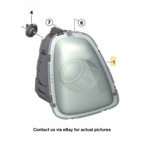 2011–2015 Mini Cooper Left Rear Tail Lamp Assembly Used OEM 63217255913 ...