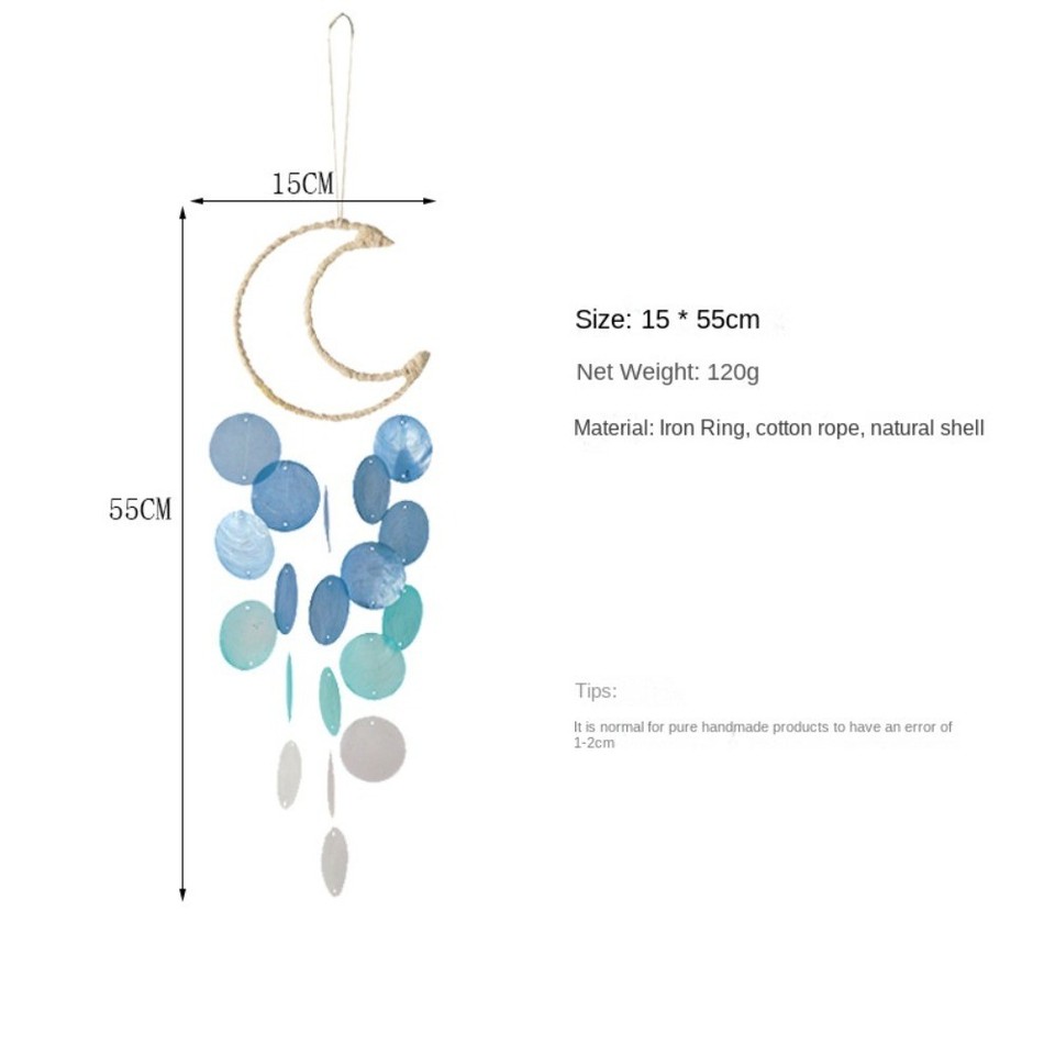 Hanging Shell Moon Dream Catchers Circle Shell Shell Pendant Balcony ...